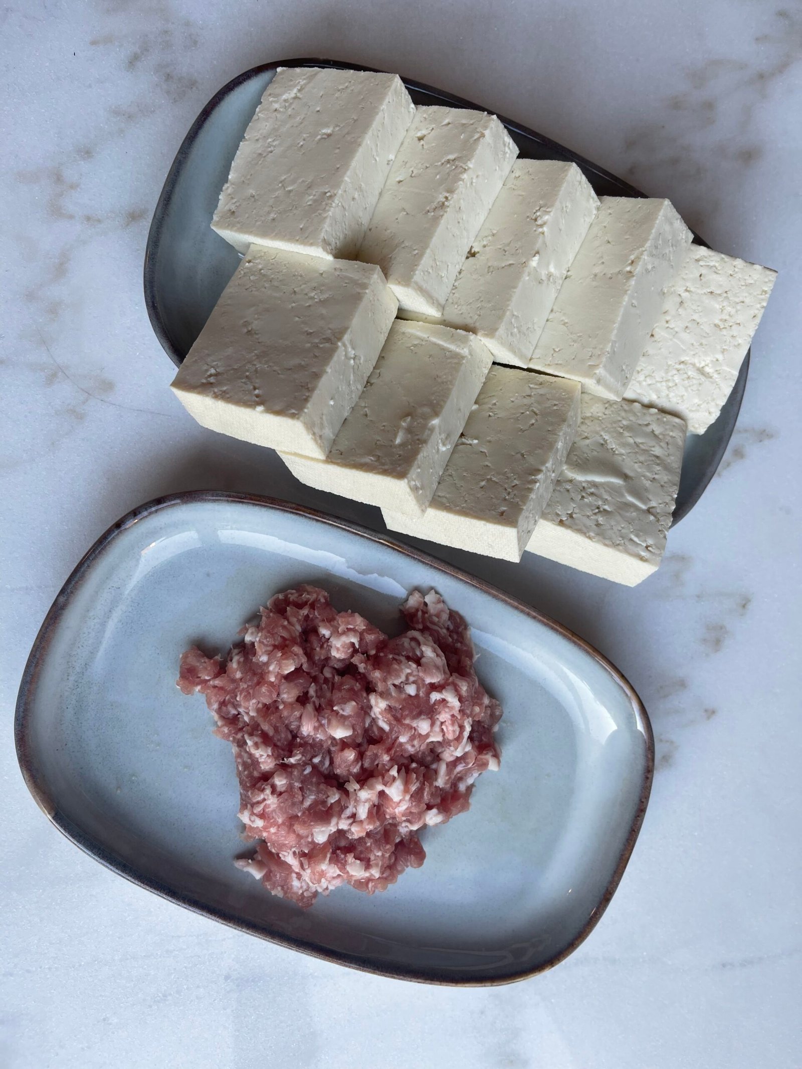 客家釀豆腐（肉碎釀豆腐）Stuffed Tofu with Minced Pork (Hakka Style) - Spoon and ...
